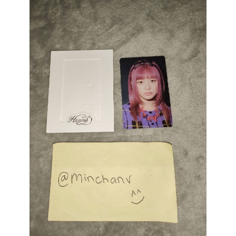 Jual PHOTOCARD OFFICIAL PREORDER BENEFIT HANNI NEWJEANS POB WEVERSE OMG ...