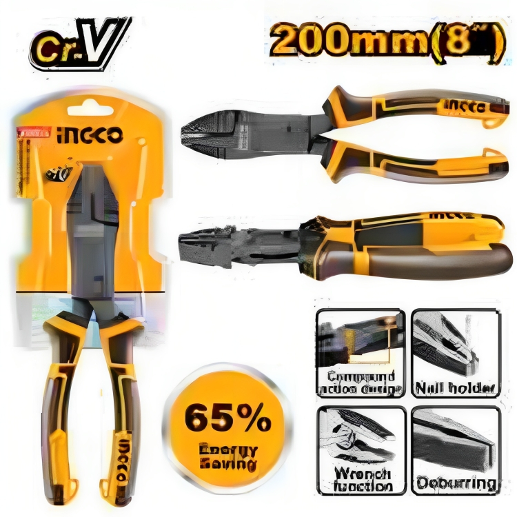 Jual Tang Kombinasi 8" Inch Multifungsi INGCO HCCP58200 Combination ...
