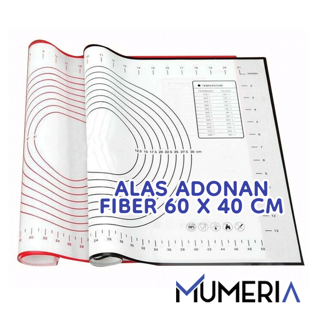 Jual Alas Adonan Kue Silikon Fiber 60 x 40 CM Tatakan Mat Talenan ...