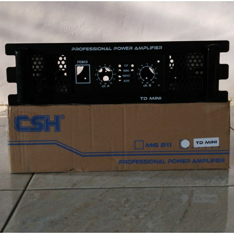 Jual BOX POWER AMPLI CSH TD MINI | Shopee Indonesia