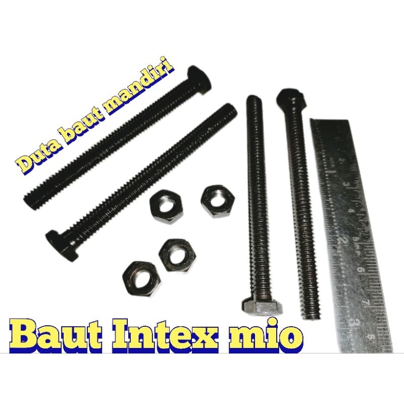 Jual Baut 10 kasar baut Intek mio/Baut kasar 6x75 (7,5cm) | Shopee ...