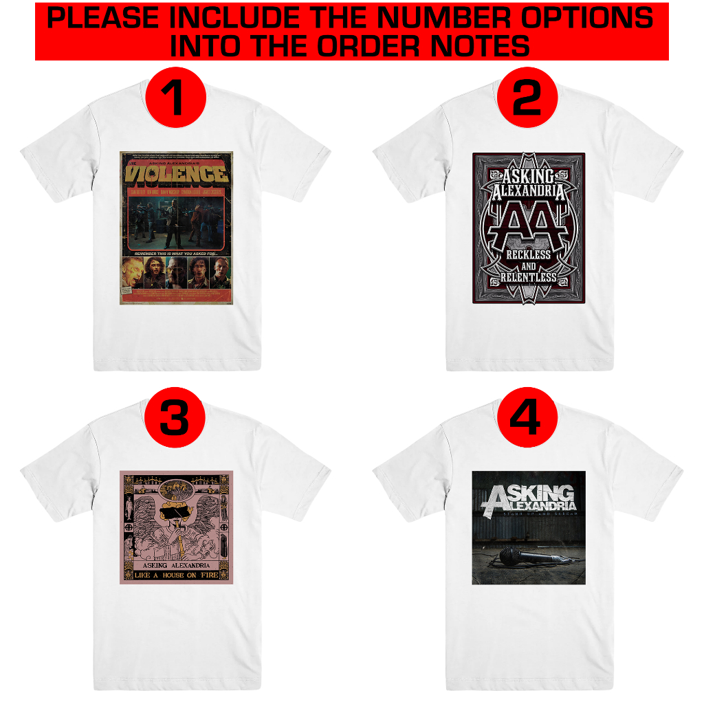 Jual ASKING ALEXANDRIA | T-SHIRT BAND | METALCORE | MERCHANDISE ...