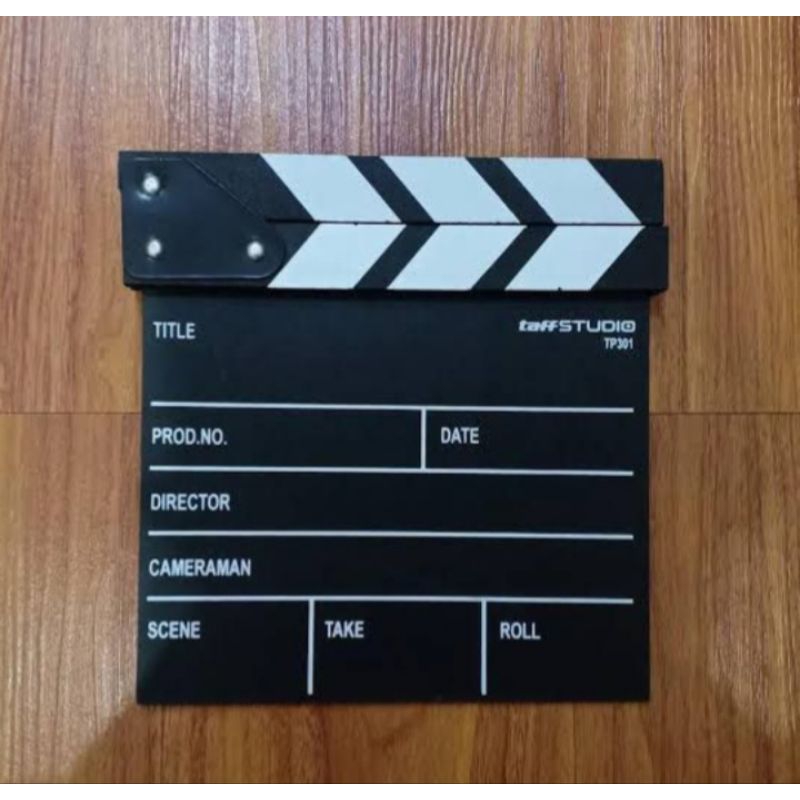 Jual Clapper Board Papan Penanda Shooting Clap Action Syuting Film ...