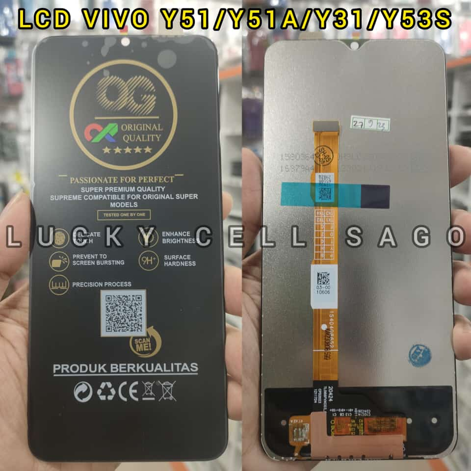 Jual LCD FULLSET VIVO Y51 / Y51A / Y31 / Y53S / OG SUPER | Shopee Indonesia