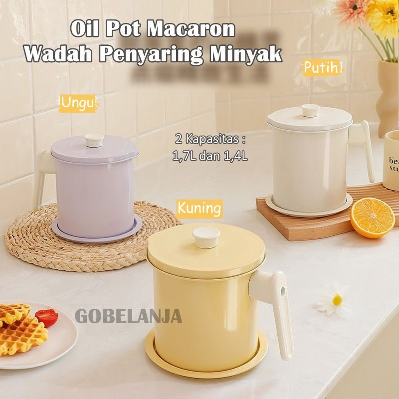 Jual Oil Pot Wadah Minyak Dengan Saringan Tempat Minyak Goreng Oil Pot ...