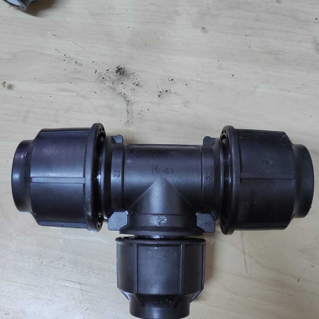 Jual Tee Compression HDPE 50mm (1 1/2") | Shopee Indonesia