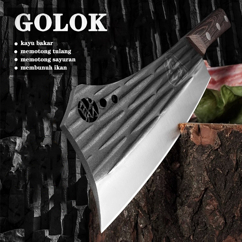 Jual pisau potong daging tebang pohon b3endo baja asli | Shopee Indonesia