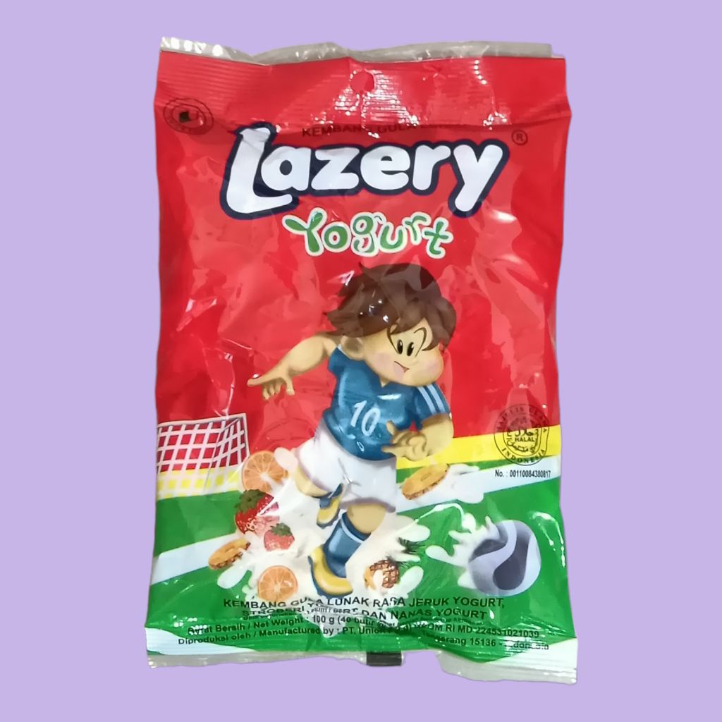 Jual Lazery Yogurt Sak Kecil Permen 40 butir | Shopee Indonesia