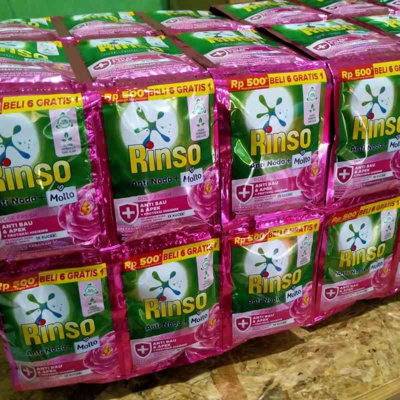 Jual Rinso Cair Sachet 500 1 DUS (Isi 288Sachet @18ml) | Shopee Indonesia