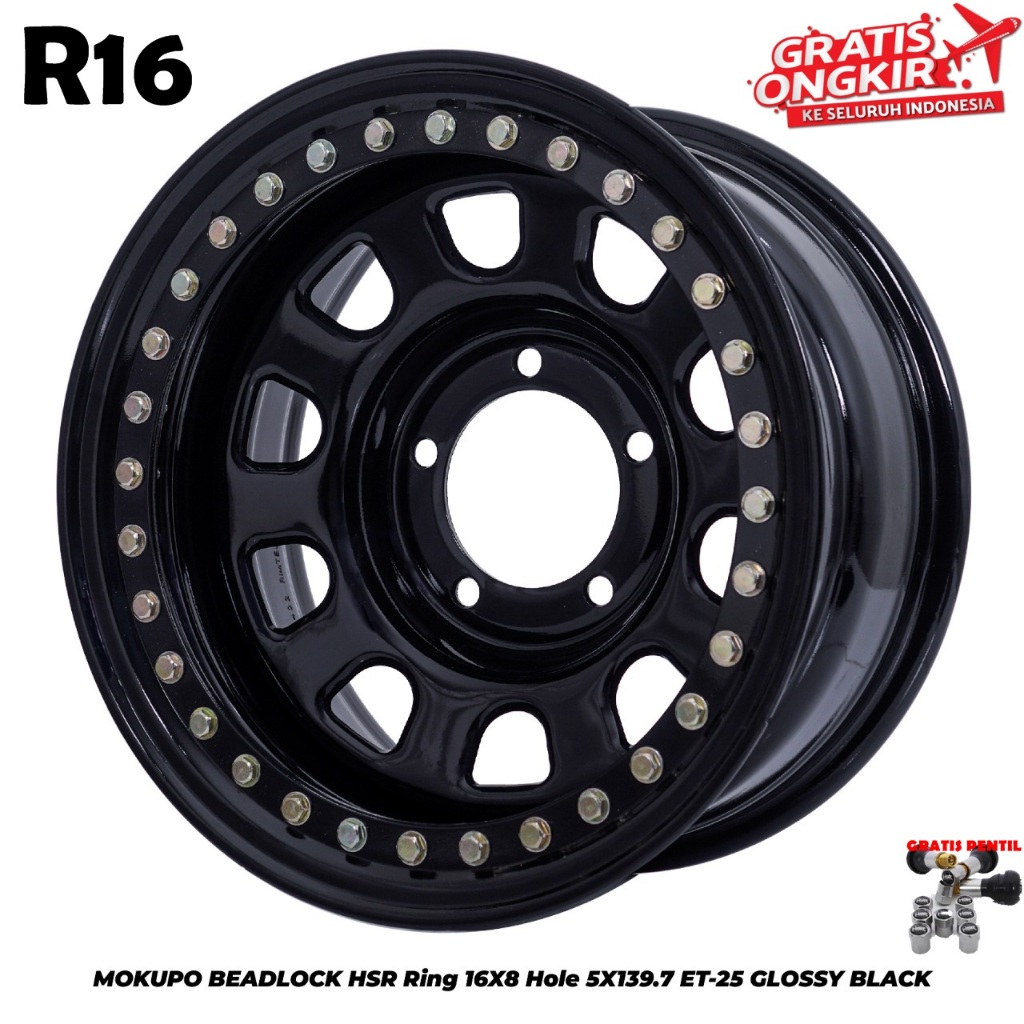 Jual Velg Daytona Beadlock mobil Feroza Taft Jimny Katana ring 16 HSR ...