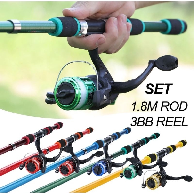 Jual set joran pancing + rell | Shopee Indonesia