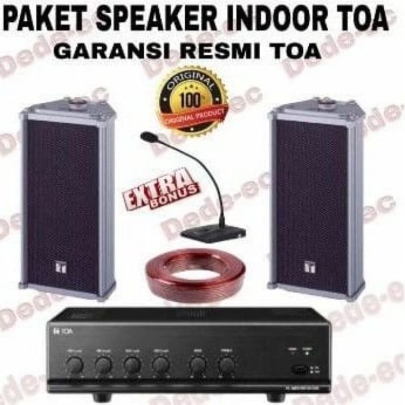 Jual Paket Soudsystem Toa Indoor Paket Speaker Column Toa Original ...