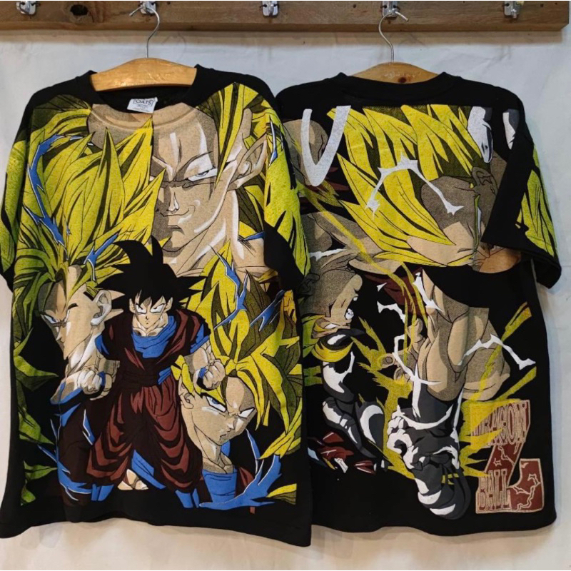 Jual OVERSIZE T-SHIRT BOOTLEG AOP TAG WILD OATS “Dragon Ball Z ...