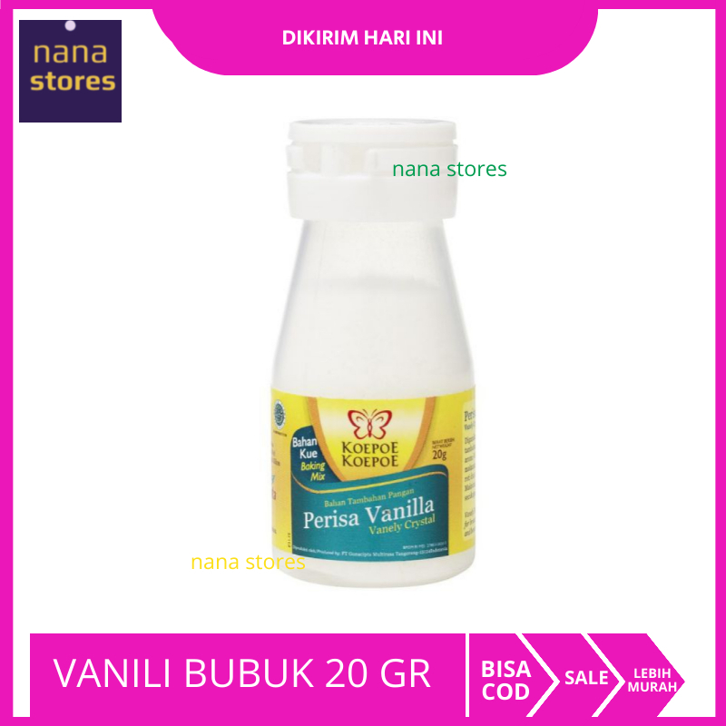 Jual Vanili Bubuk Cap Kupu-kupu Berat 20 gr | Shopee Indonesia