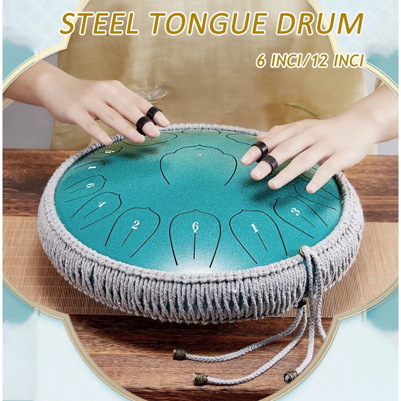 Jual Steel Tongue Drum Kong Ling Drum Drum pan /tongue drum/ handpan ...
