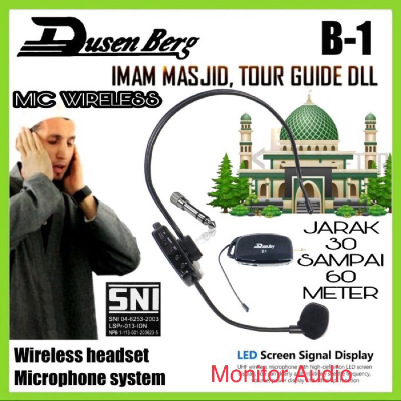 Jual Mic Bando Wireless DUSENBERG B1 (Bando Wireless Connect Amplifier ...