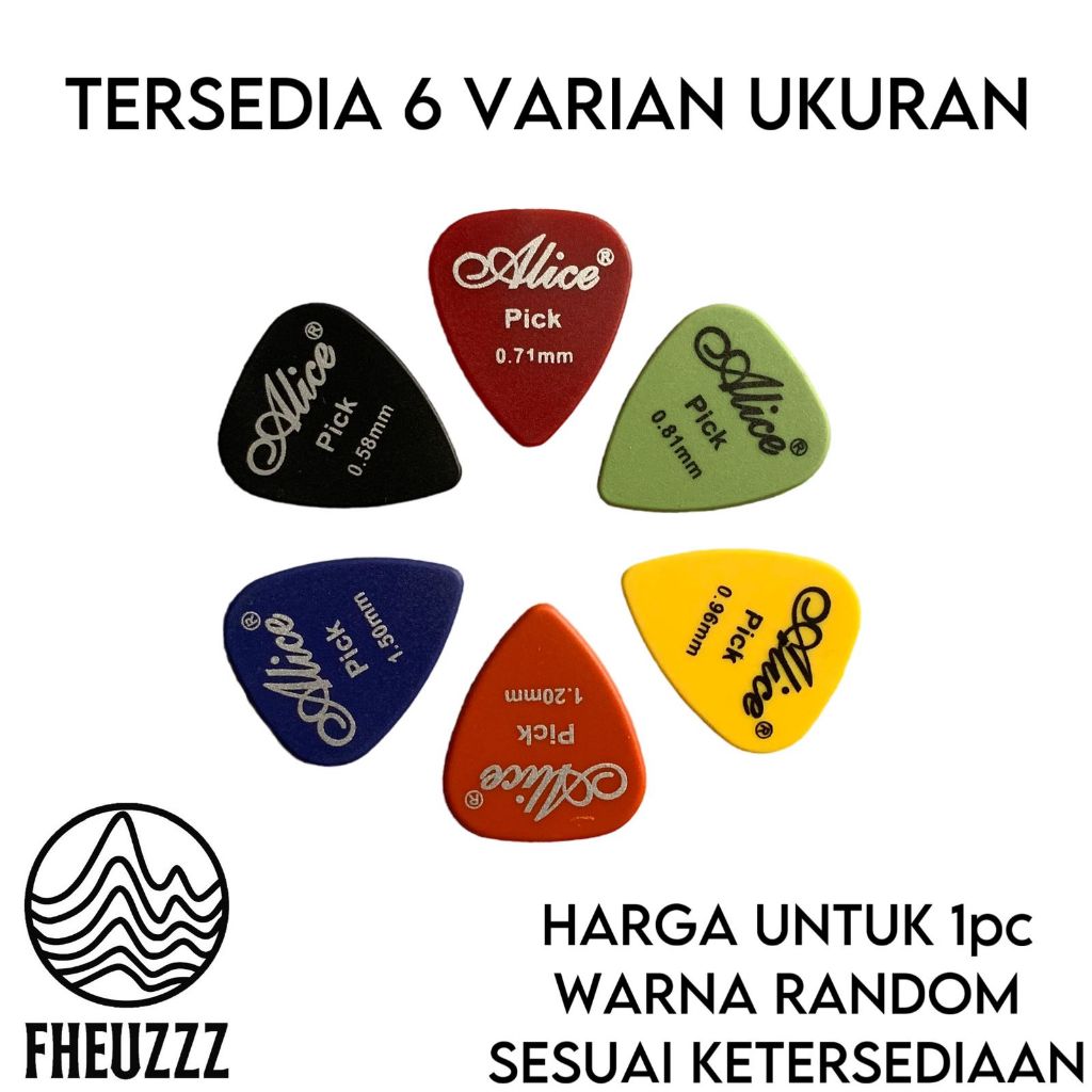 Jual Pick Pik Klaber Guitar Gitar Bass Ukulele Merk Alice | Shopee ...