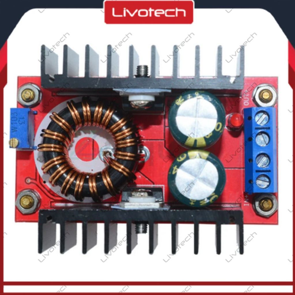 Jual Step up Boost Converter 150W DC-DC Module Konverter Adjustable 12 ...