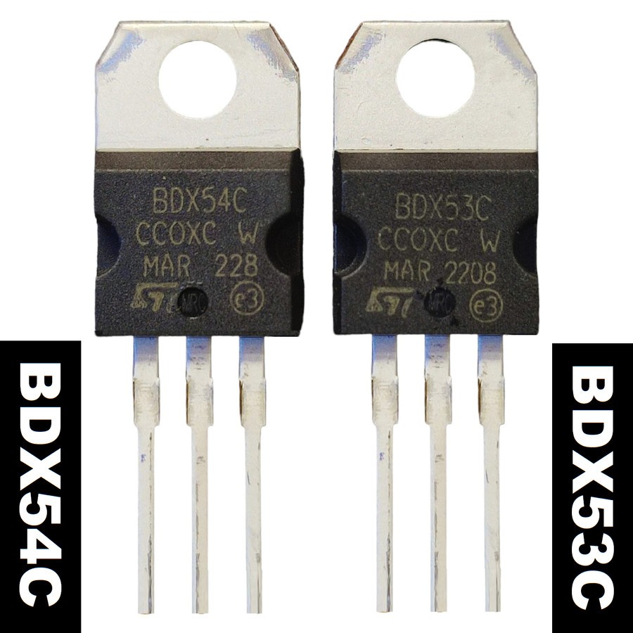 Jual Transistor BDX53C BDX54C Darlington Audio Pair Power TO220 BDX53 BDX54 | Shopee Indonesia