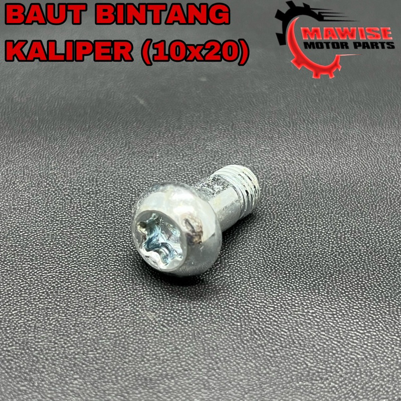 Jual BAUT BINTANG KALIPER CAKRAM 10x20 UNIVERSAL NEKEL / BAUT BAUD BINTANG KALIPER CAKRAM 10 x ...
