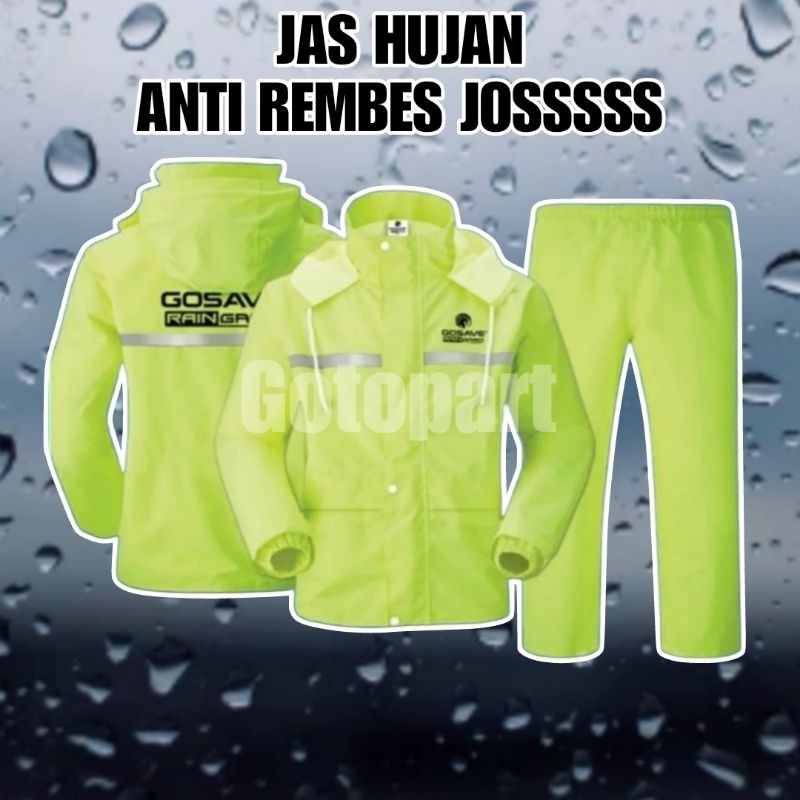 Jual Jas hujan anti rembes Joss mantel mantol raingard rainshild jas ...