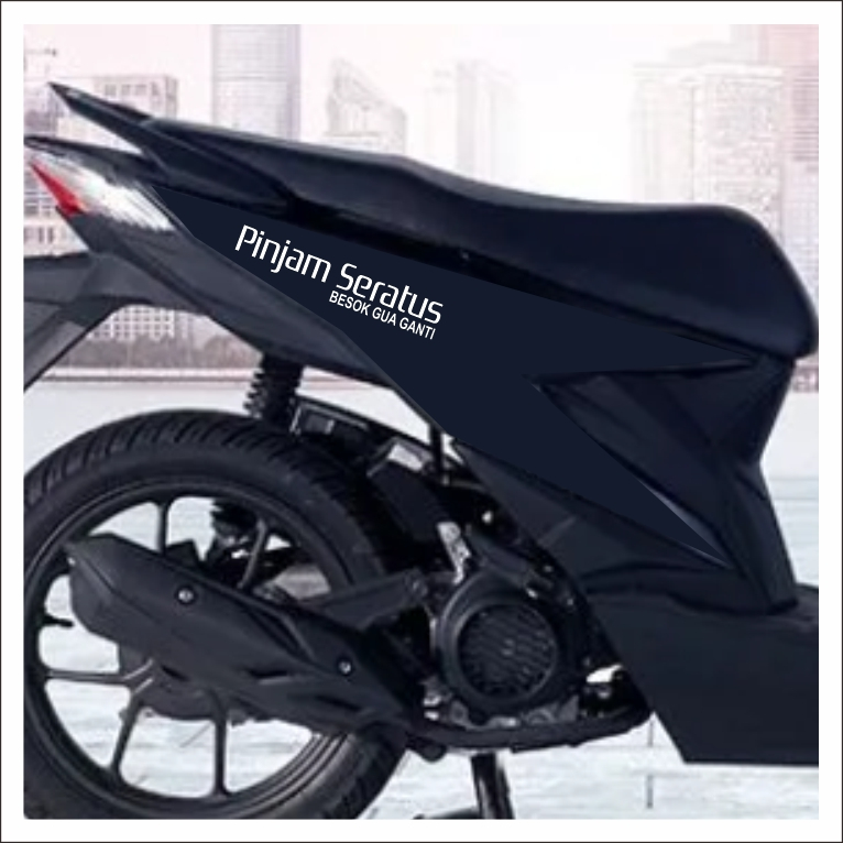 Jual Stiker Cutting Tulisan Pinjam Seratus Sticker Cutting | Shopee Indonesia