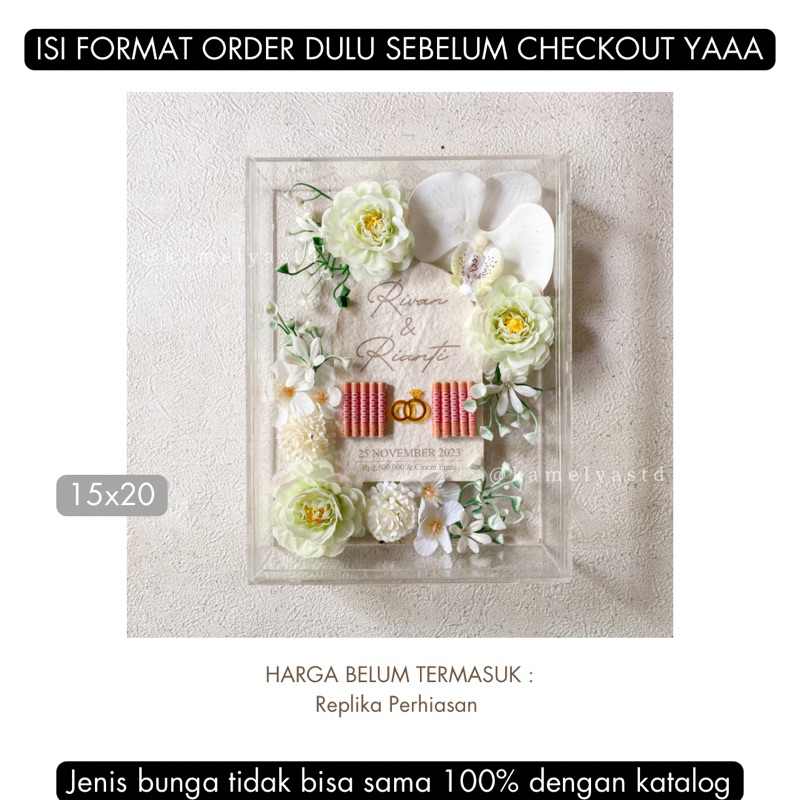 Jual MAHAR CAMELLIA / Mahar akrilik / bingkai mahar / mahar nikah ... Jual MAHAR CAMELLIA / Mahar akrilik / bingkai mahar / mahar nikah ...