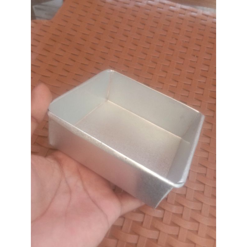 Jual loyang kotak mini 10x10x4 galvanis | Shopee Indonesia