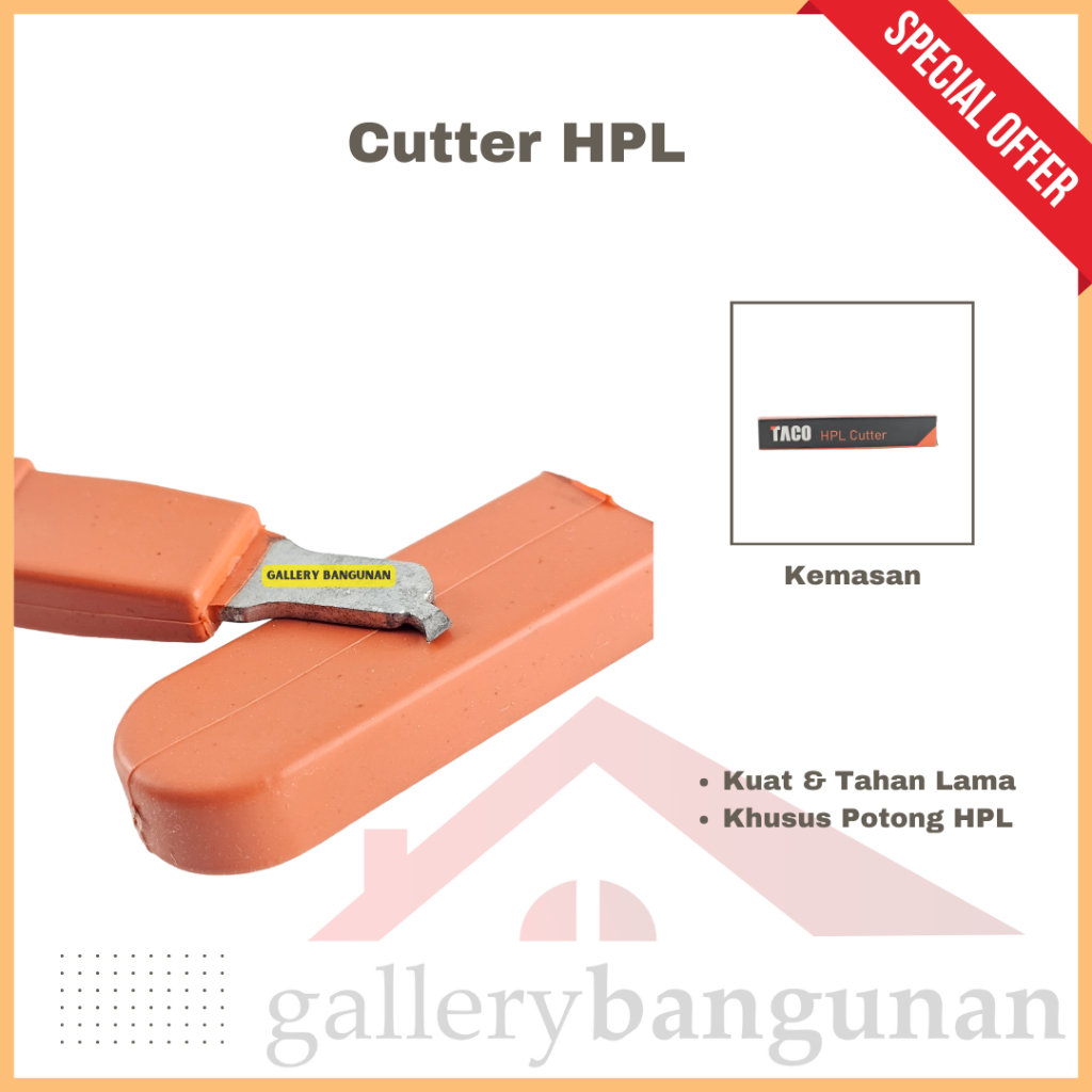 Jual Cutter HPL Taco Kuat Tahan Lama Potong Catter Tajam Pisau Piso ...