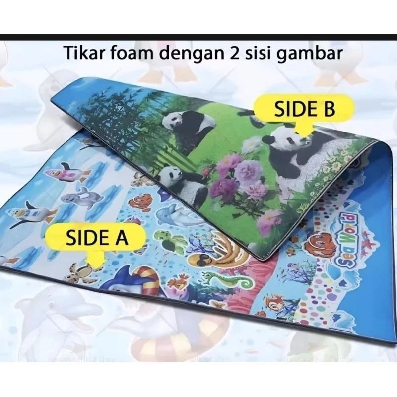 Jual KARPET LANTAI BUSA/TIKAR LANTAI FOAM BB 120X180 | Shopee Indonesia