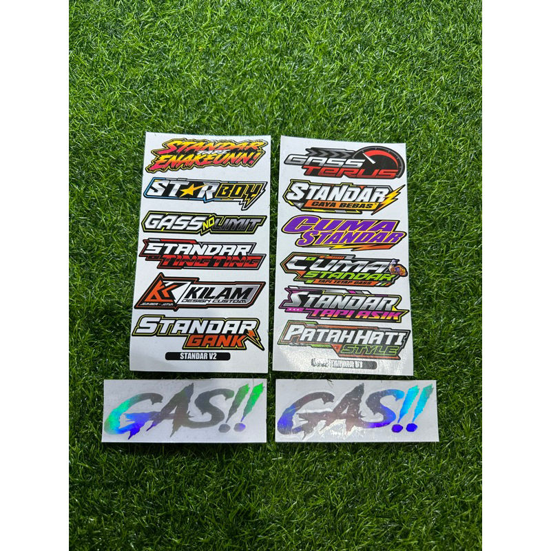 Jual STIKER PACK STANDAR ISI 7 pcs | Shopee Indonesia