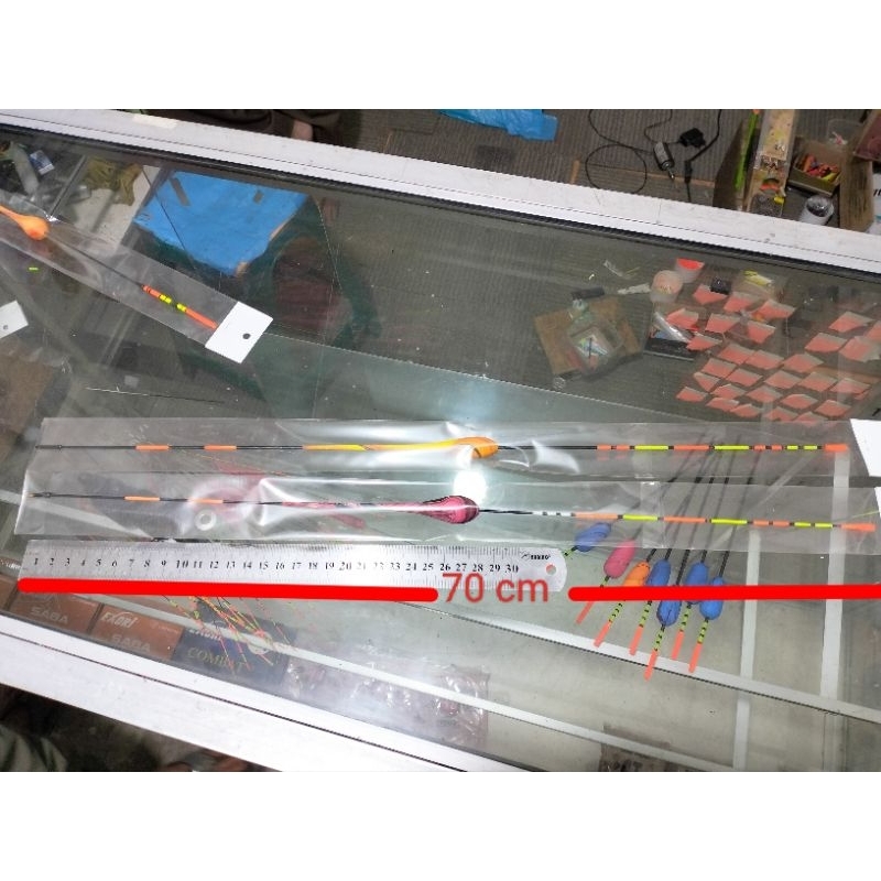 Jual pelampung anti badai panjang 70cm sangat sensitif bahan busa stik ...