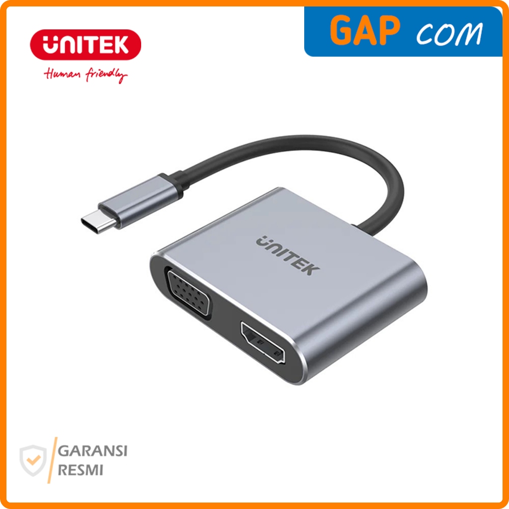 Jual USB-C to HDMI 2.0/VGA Adapter Multi-Stream Transport Dual Monitor ...