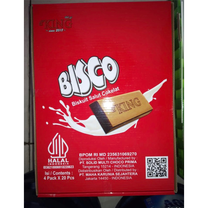 Jual Bisco biscuit salut coklat dking 1 dus isi 4pak | Shopee Indonesia