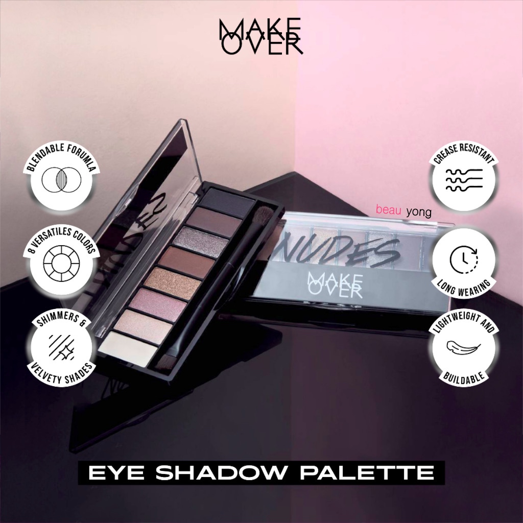 Jual MAKE OVER Eyeshadow Eye Shadow Palette [MAKEOVER] | Shopee Indonesia