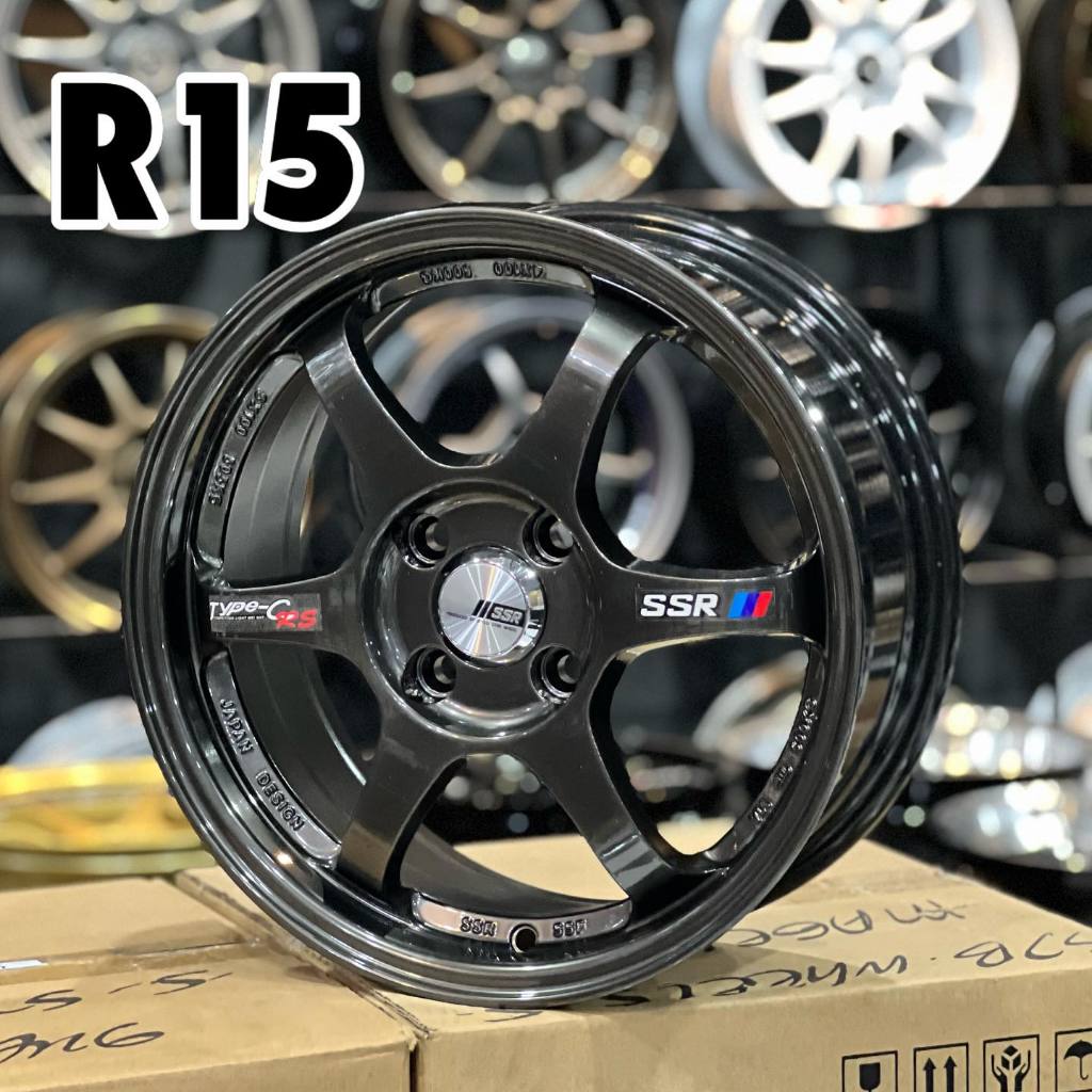 Jual VELG MOBIL SSR TYPE-C R15 VELG RACING RING 15 PCD 4X100 MOBILIO,BRIO,JAZZ,YARIS DLL ...