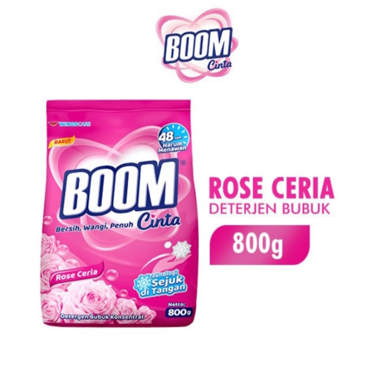 Jual boom penuh cinta, deterjen bubuk boom, detergen , lavender, rose ...