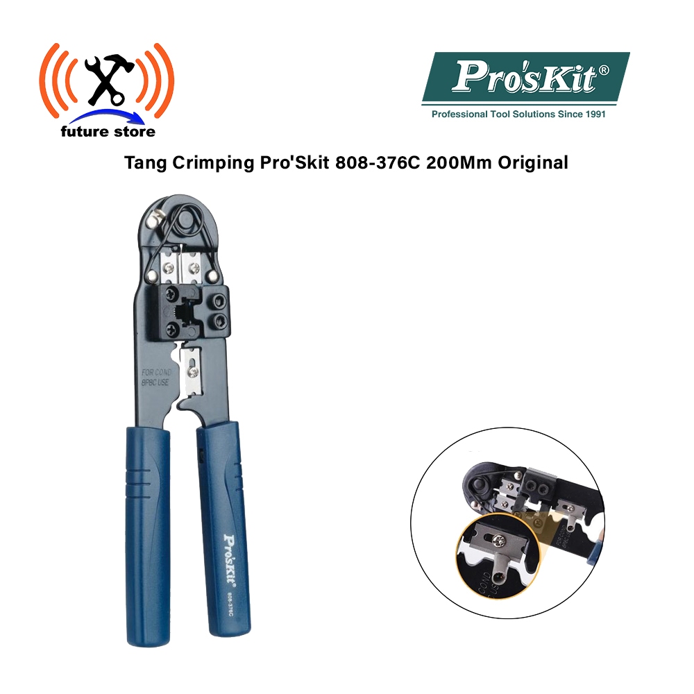 Jual PROSKIT 808-376C TANG CRIMPING 200MM - MODULAR CRIMPING TOOL ...