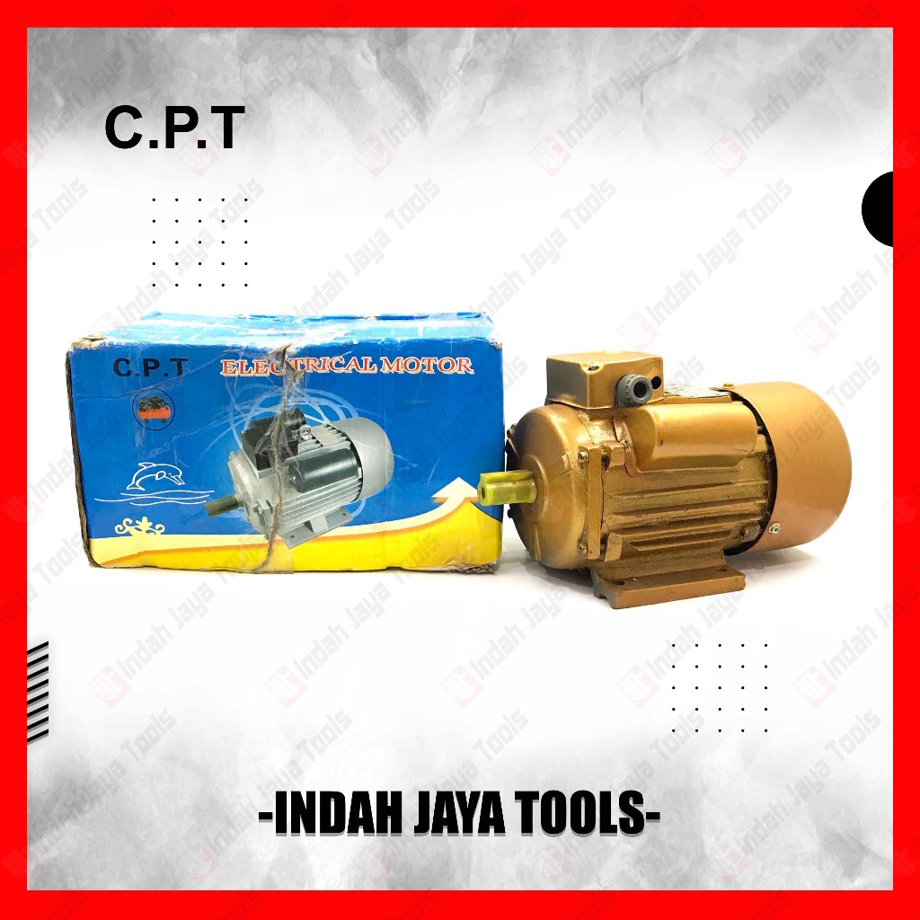 Jual CPT Dinamo Elektro Motor 3/4 HP 0.75 1 Phase 2900 RPM Electro ...