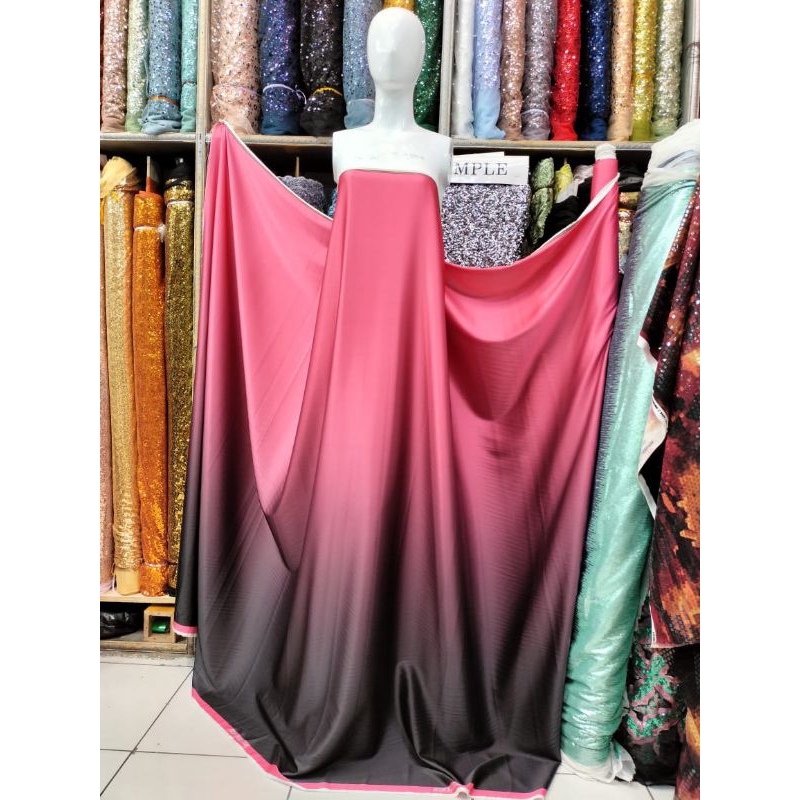 Jual Bahan Kain Satin Armani Silk Gradasi Premium | Shopee Indonesia