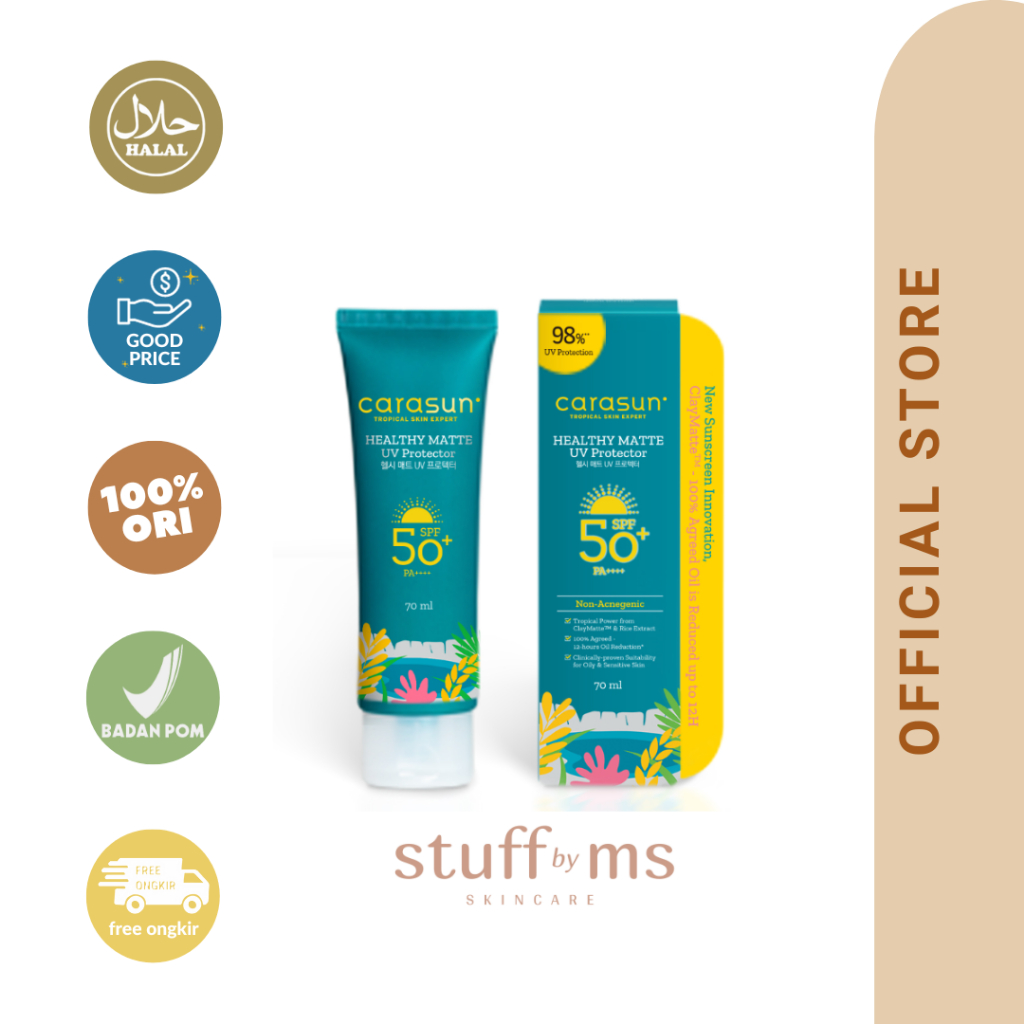 Jual Carasun Sunscreen - Healthy Matte UV Protector SPF 50+ PA ...