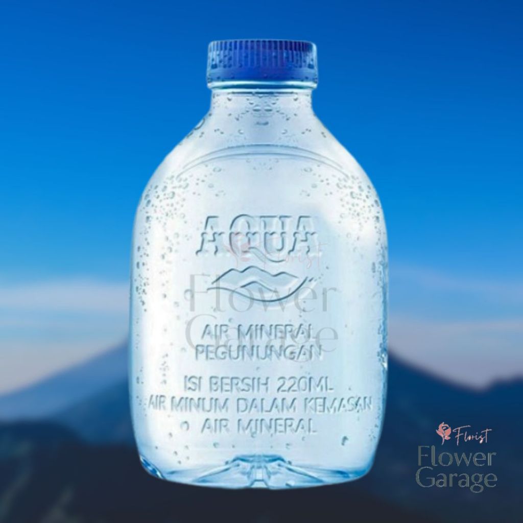 Jual FG AQUA Botol Cube mini 220ml Aqua Asli Air Mineral 1 dus isi 24 ...