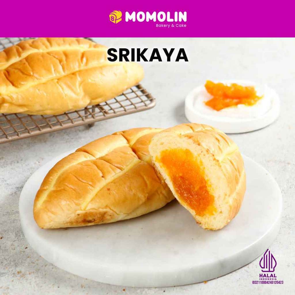 Jual Momolin Bakery Roti Srikaya PREMIUM | Srikaya | Roti Manis ...
