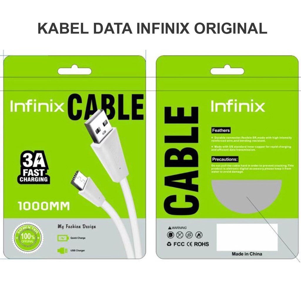 Jual KABEL DATA INFINIX ORIGINAL 100% FAST CHARGING ALL TIPE | Shopee ...