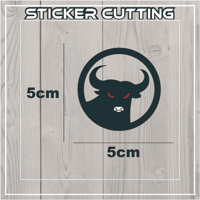 Jual Stiker cuting partai pdi p PDIP perjuangan Banteng hitam Merah ...
