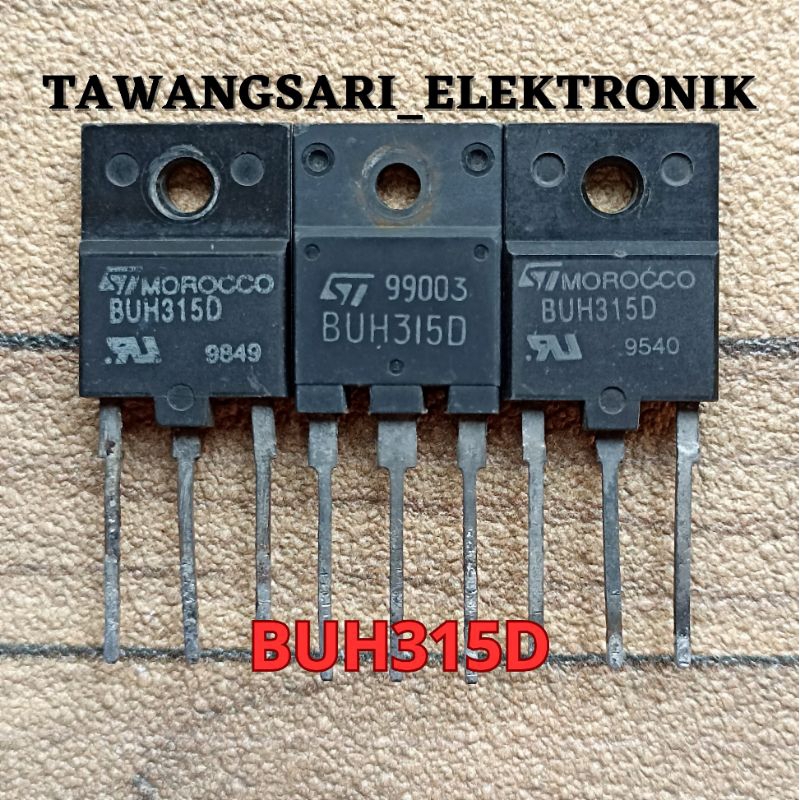 Jual Tr BUH315D Transistor tv CRT buh315d transistor bu 315 original ...