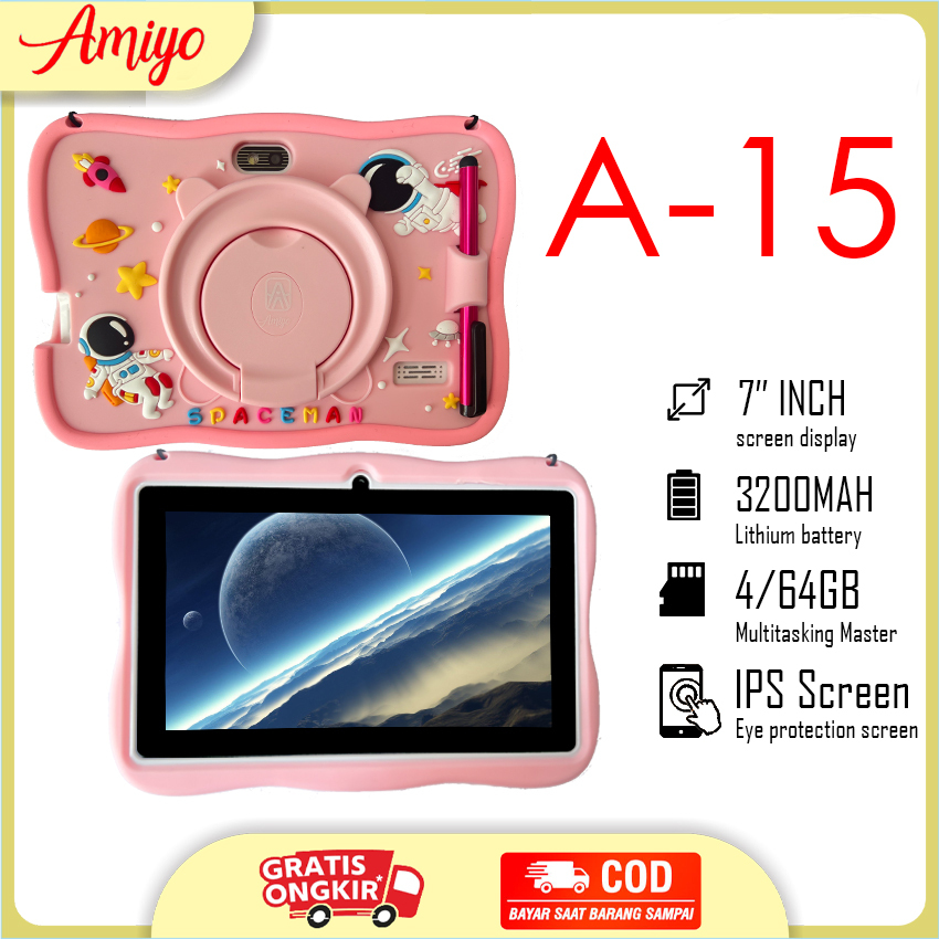 Jual AMIYO TAB STUDYKIDS Tablet Study Kids A15 Astronout Version Tablet ...