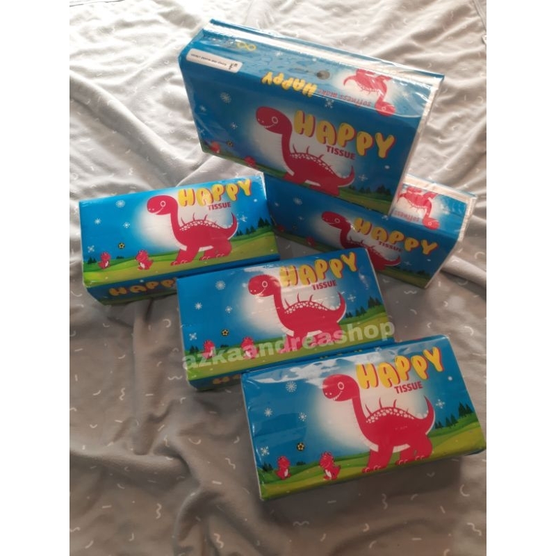 Jual Happy Tissue 5 pack Facial Softpack 180s/2ply | Shopee Indonesia