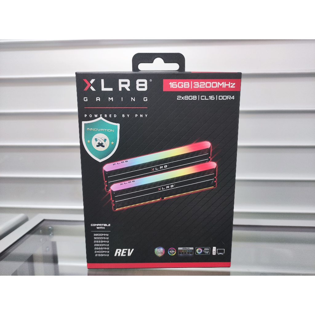 Jual RAM PNY LONGDIM RGB DIAMOND BLACK 16GB KIT (8X2) DDR4 3200 Mhz ...