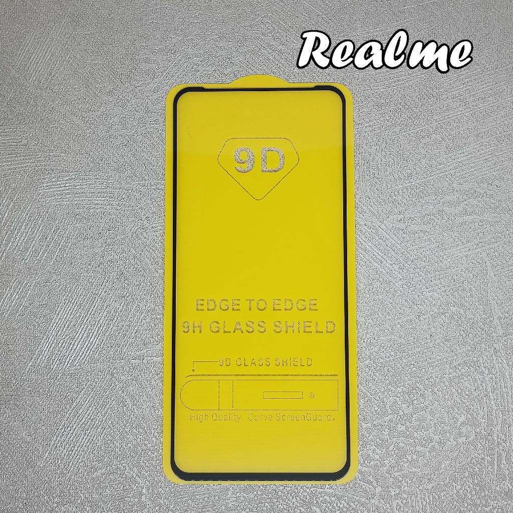 Jual Tempered Glass Full 9D REALME C35 C31 C25S C25Y C25 C21Y C21 C20 ...